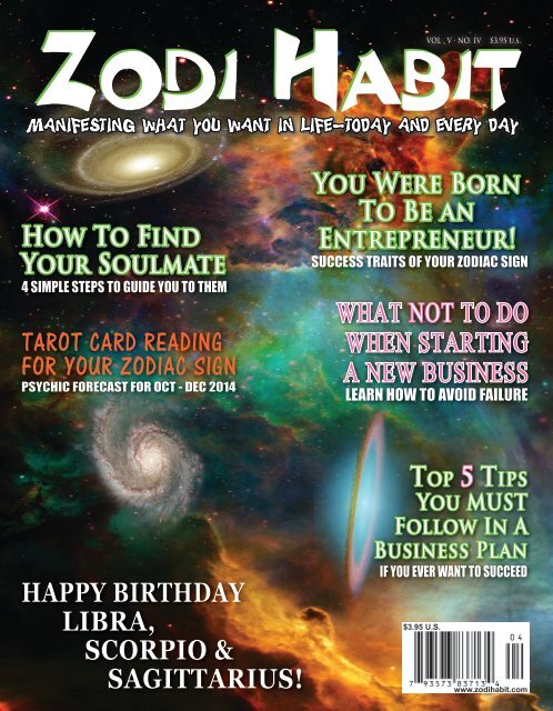 Zodi Habit Magazine October-December 2014 Issue