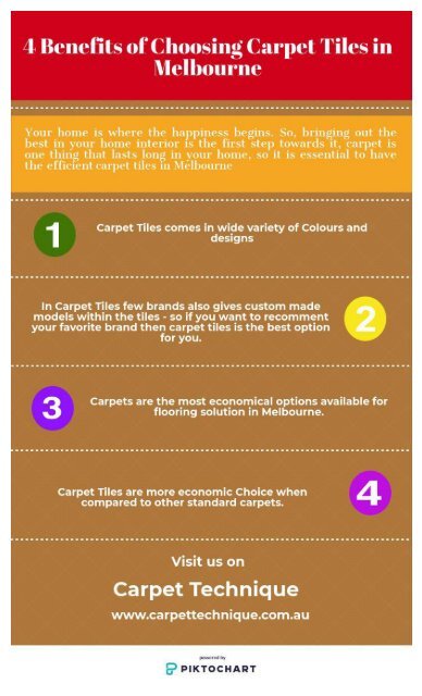 4 Benefits of Choosing Carpet Tiles in Melbourne