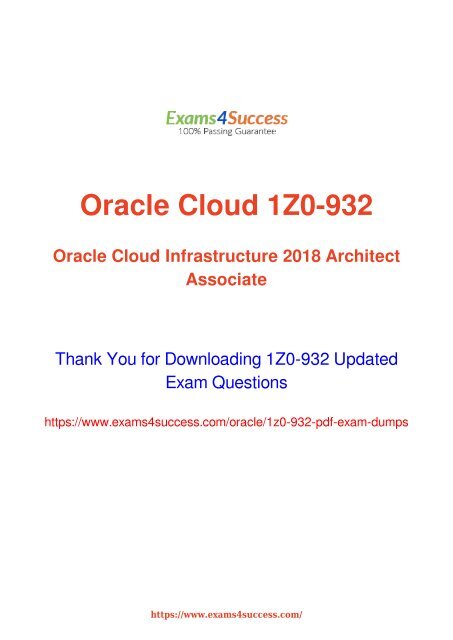 oracle cloud infrastructure architect associate dumps