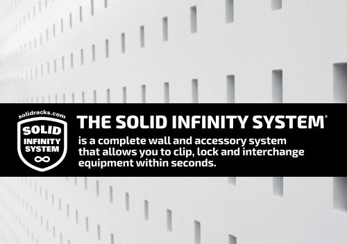 SOLID INFINITY SYSTEM A5 Catalogue