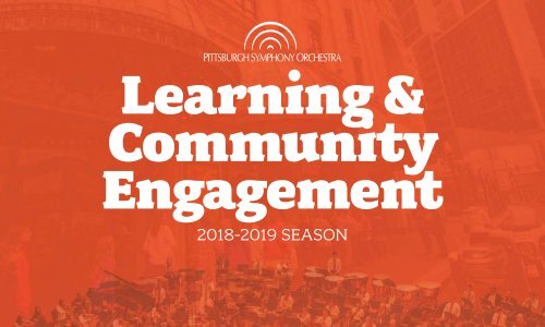 Learning and Community Engagement Brochure