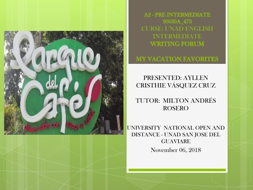 A2 - PRE INTERMEDIATE-WRITING FORUM