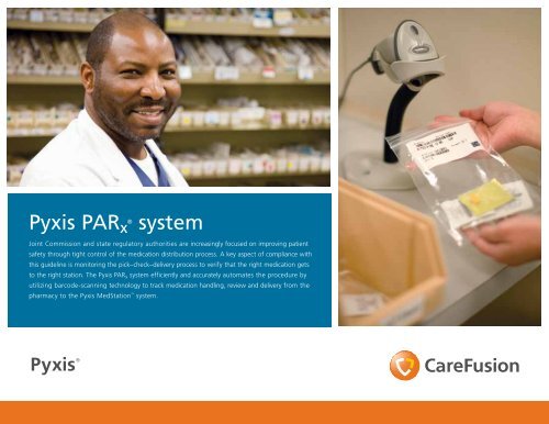 Pyxis PARx® system - Parx - CareFusion