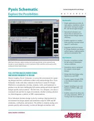 Eldo Premier Datasheet - Mentor Graphics