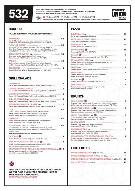 Union.Bar.Food.Menu.New.2018 2