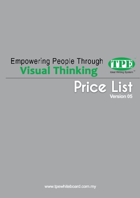 TPE PRICE LIST 2018 -NEW UPDATED