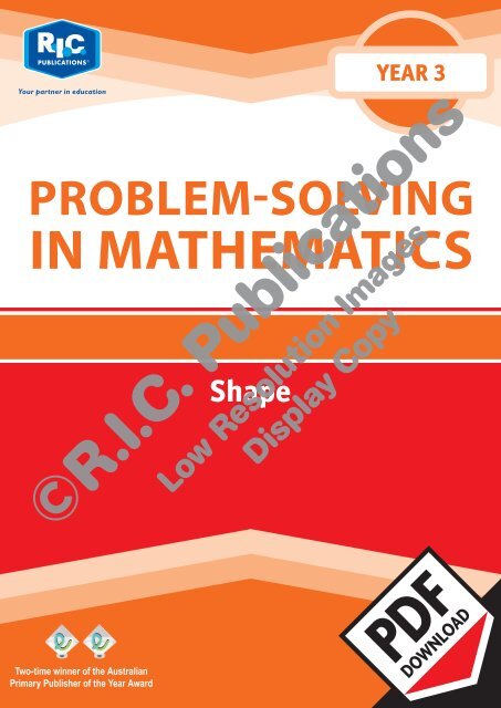 20729_Problem_solving_Year_3_Shape