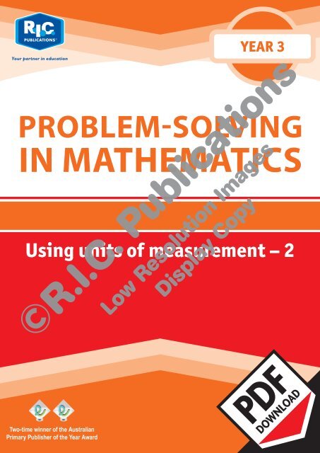 20740_Problem_solving_Year_3_Using_units_of_measurement_2
