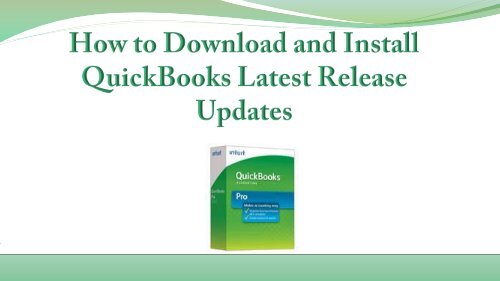 Download and Install QuickBooks Latest Release