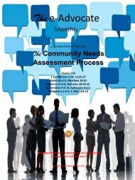 Community Assessment Tools