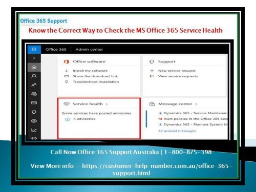 Know the Correct Way to Check the MS Office 365 Service Health