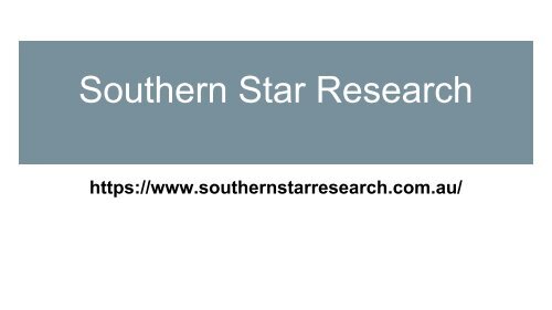 Southern Star Research