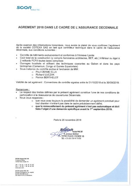 Cotexa Sas COTEXA Libreville