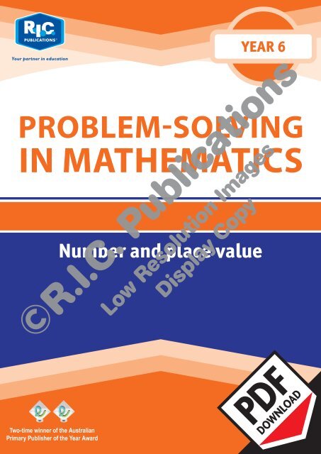 20780_Problem_solving_Year_6_Number_and_place_value