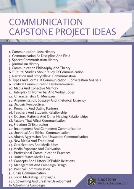 Creative Project Ideas For History