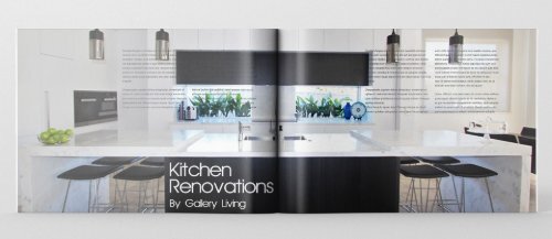 Gallery Living kitchen renovations magazine