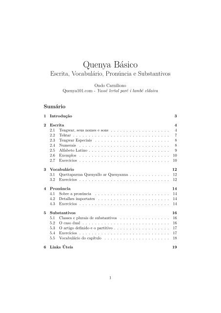 apostila quenya