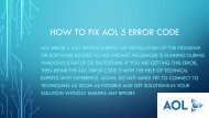 how to uninstall And Reinstall aol desktop gold