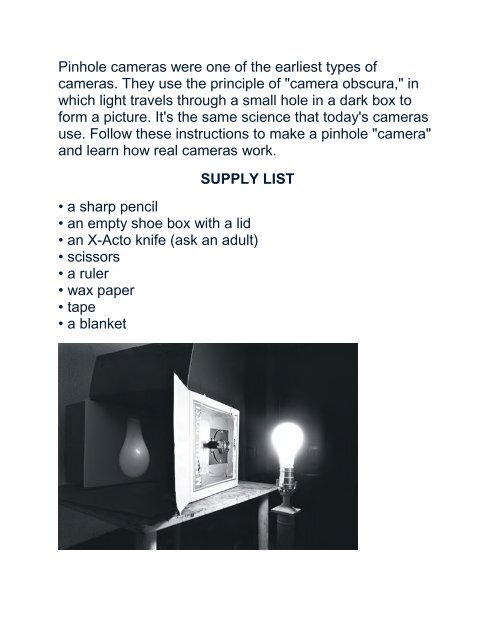 Make A Pinhole Viewer