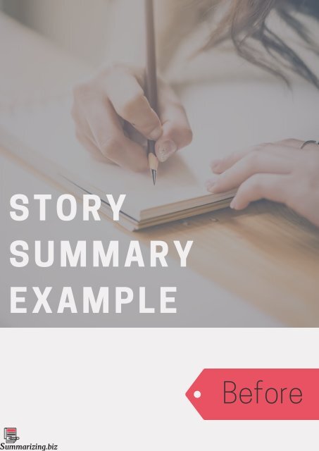 Story Summary Example