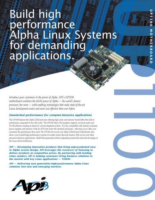 Build high performance Alpha Linux Systems for ... - MikeRoHard