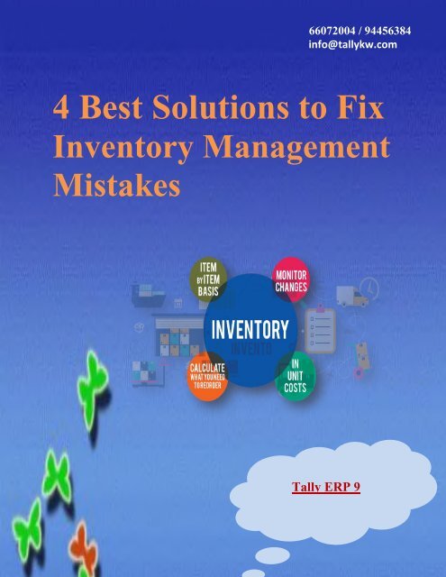 4 Best Solutions to Fix Inventory Management Mistakes
