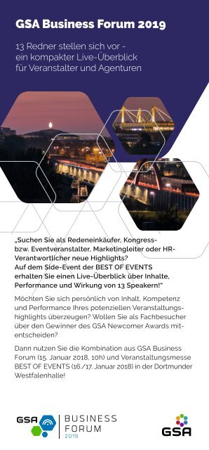 Flyer GSA Businessforum 2019