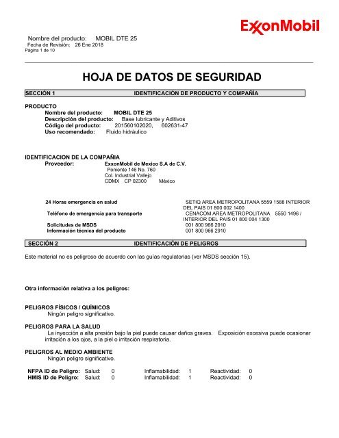 Aceite Hidraulico Mobil Dte25 Express Shipping | www.pinnaxis.com