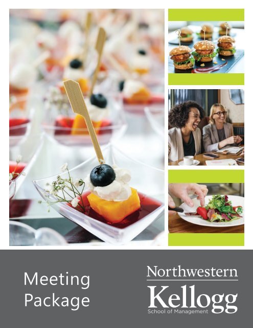 Kellogg - Meeting Package Menu