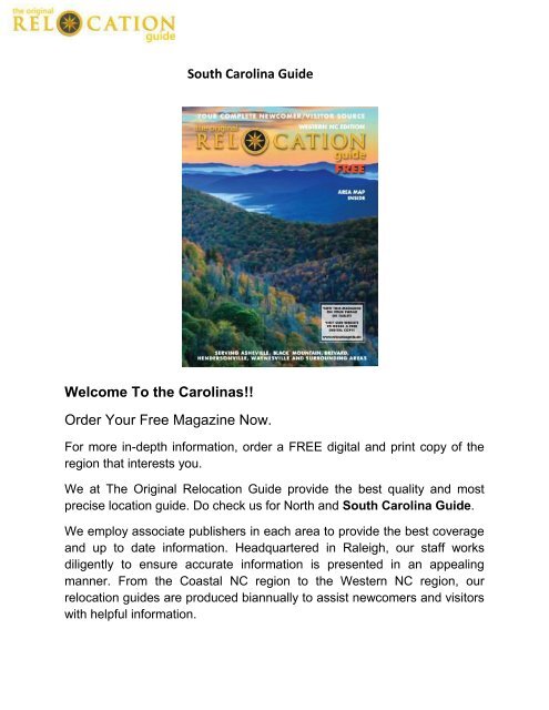 South Carolina Guide