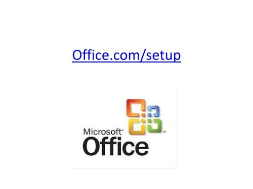 Enter Office Setup Key