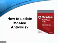 How to change the default Web browser in McAfee