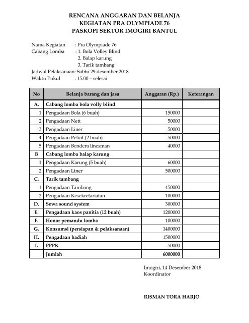 RAB Pra Olympiade 76