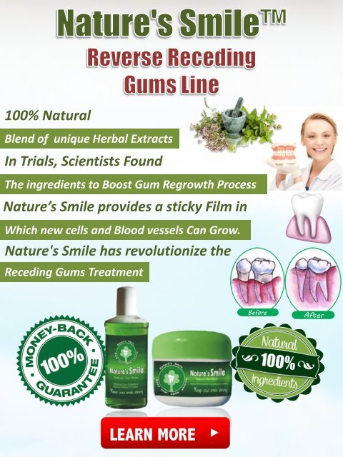 How to Reverse Receding Gums Line