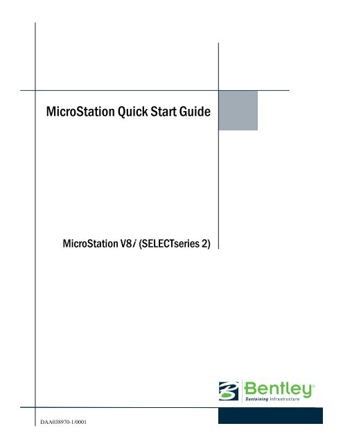 MicroStationV8iQuickStartGuide