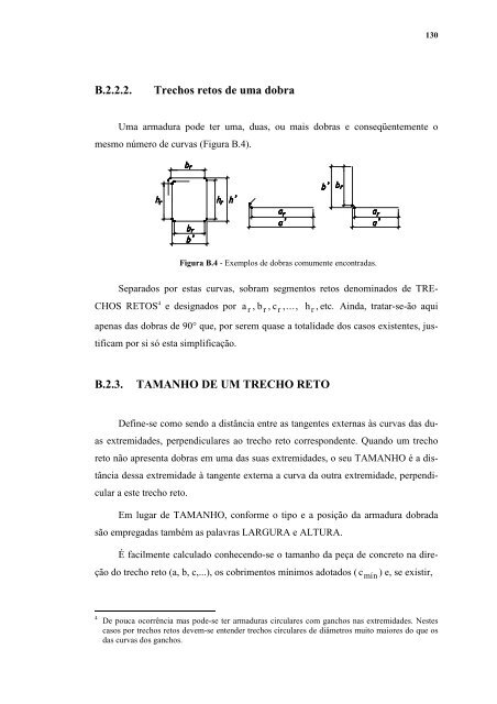 130 B.2.2.2. Trechos reto