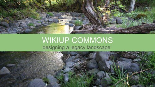 Wikiup Commons Community Presentation(web version)