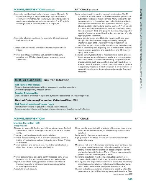 ACTIONS/INTERVENTIONS (co