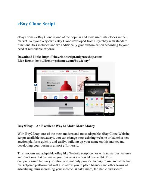 eBay Clone Script