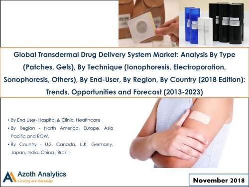 Global Transdermal Drug Delivery System