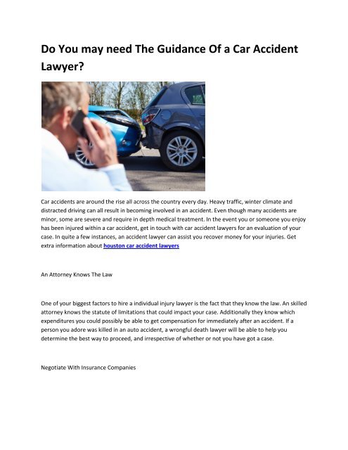 5 houston car accident lawyer