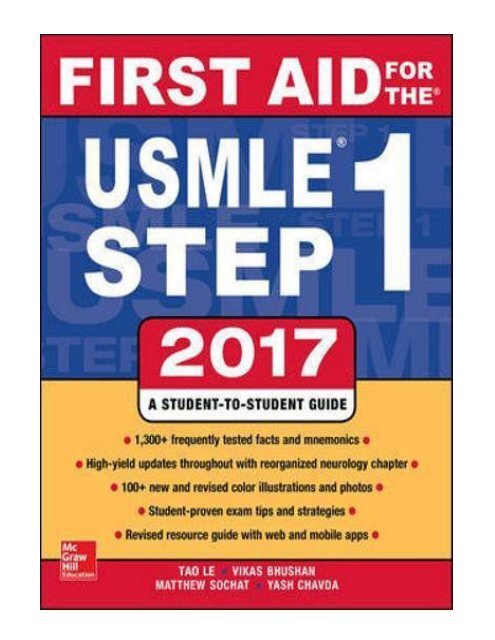First Aid for the USMLE Step 1 2017