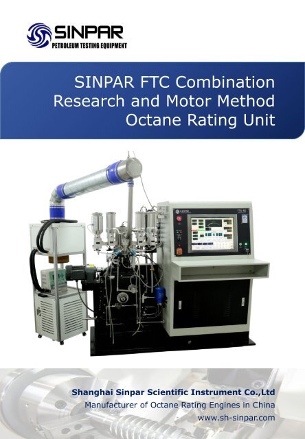 CFR Octane Engine_Combination Octane Rating Unit SINPAR FTC-M