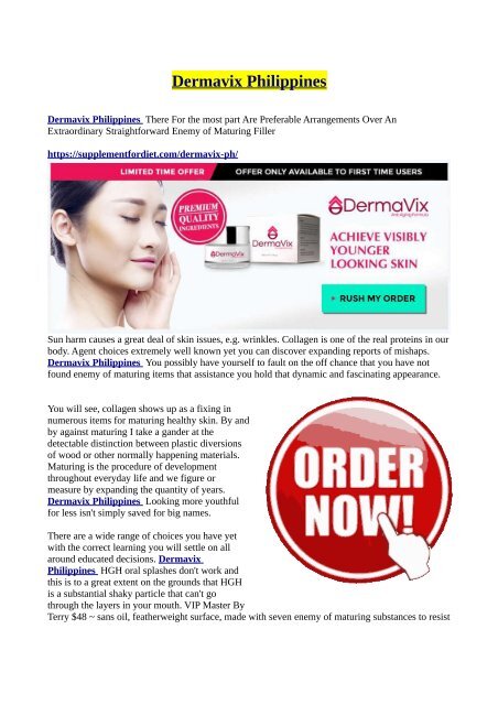 Dermavix Philippines