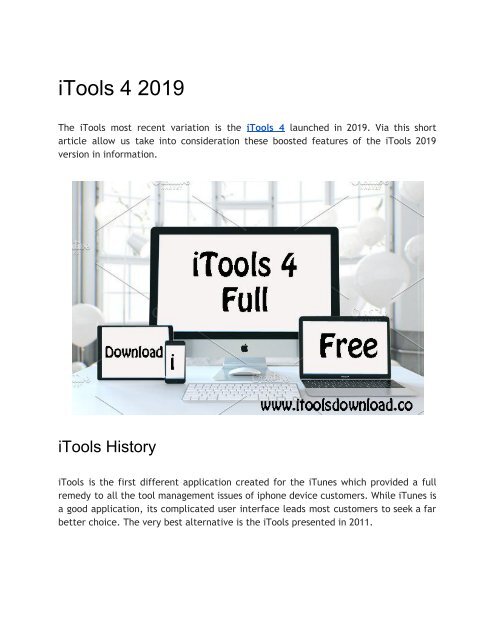 iTools 4 2019