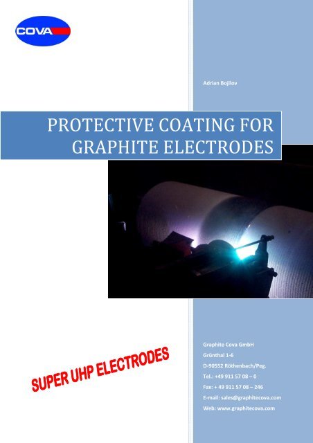 protective coating for graphite electrodes - Graphite Cova GmbH