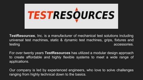 Test Resources