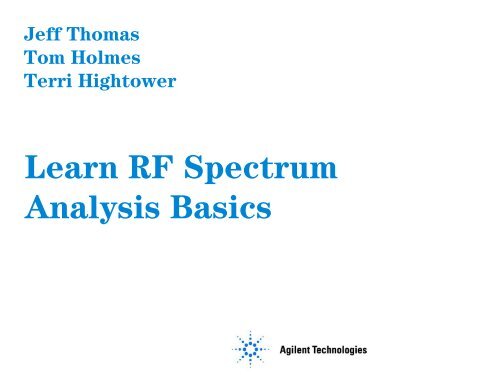 RF Spectrum Analysis