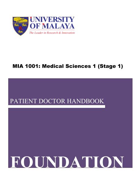 Patient-Doctor Handbook