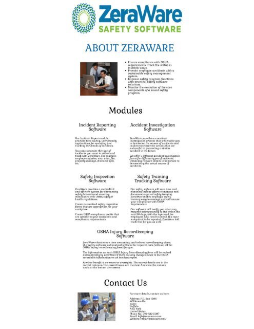 Safety Performance Software